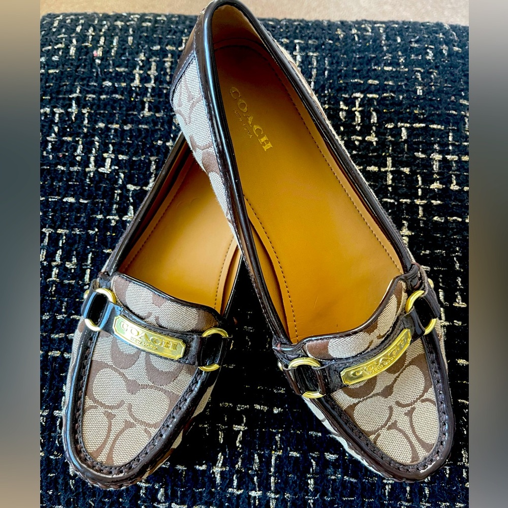 Coach Loafer, “Felisha “ With Signature Jacquard Size… - Gem